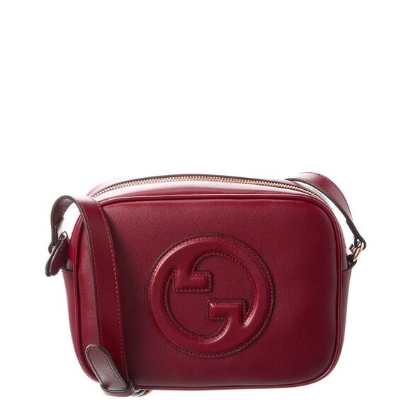 Gucci | Bags | Gucci Blondie Mini Leather Camera Bag Red | Poshmark